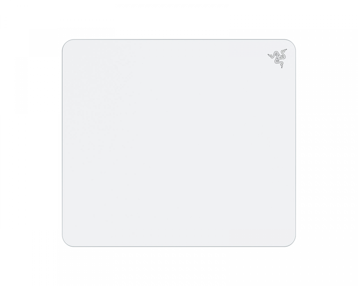 Razer Atlas Glas Musematte - Hvit - MaxGaming.no