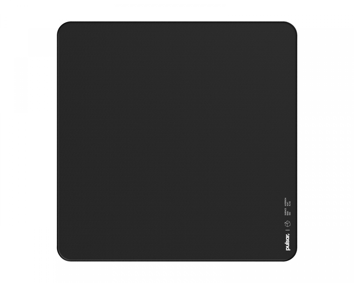 Pulsar x LGG Hyperion Musematte - XL SQ - Soft - Svart - MaxGaming.no