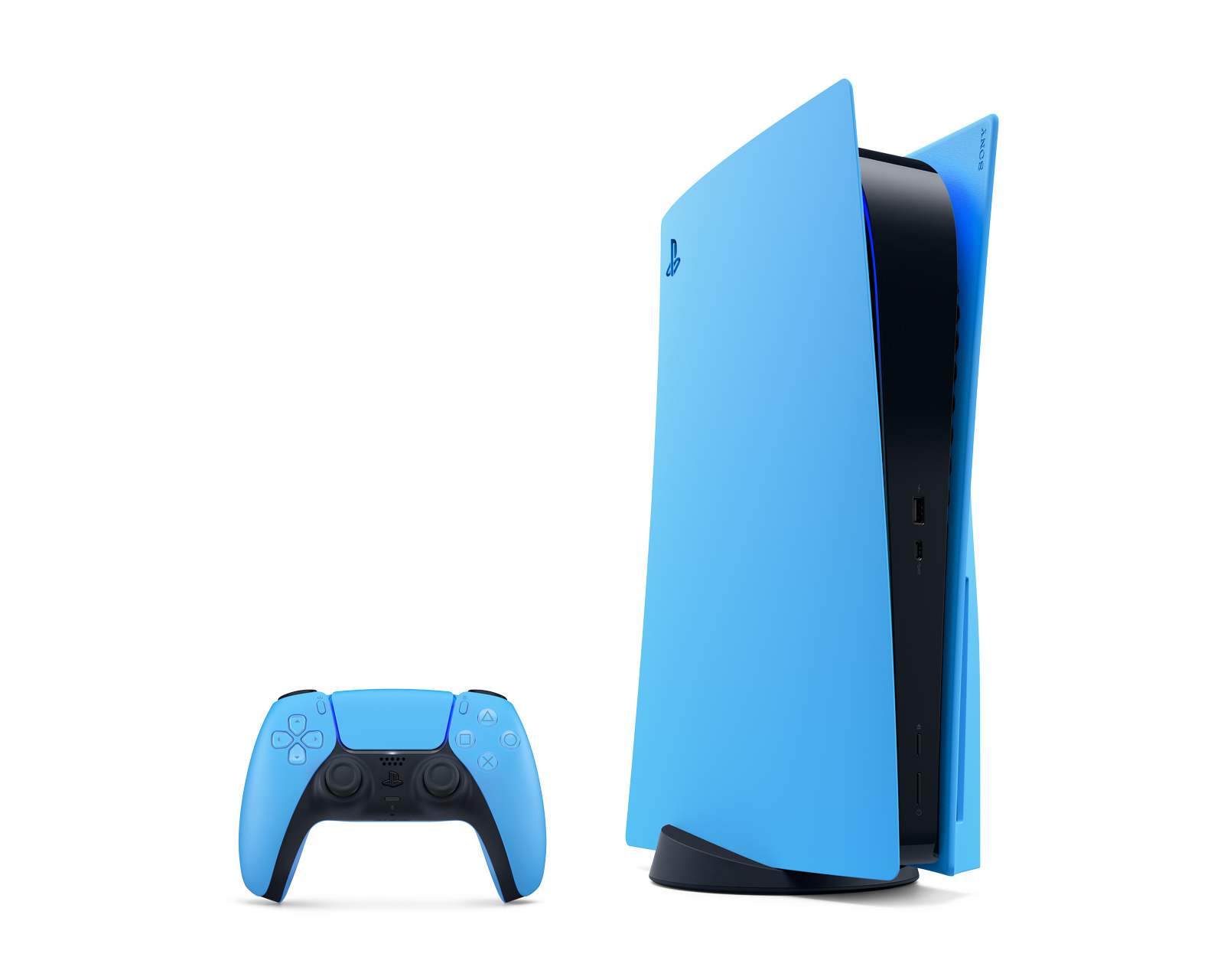 Sony PS5 Standard Cover Starlight Blue - MaxGaming.no