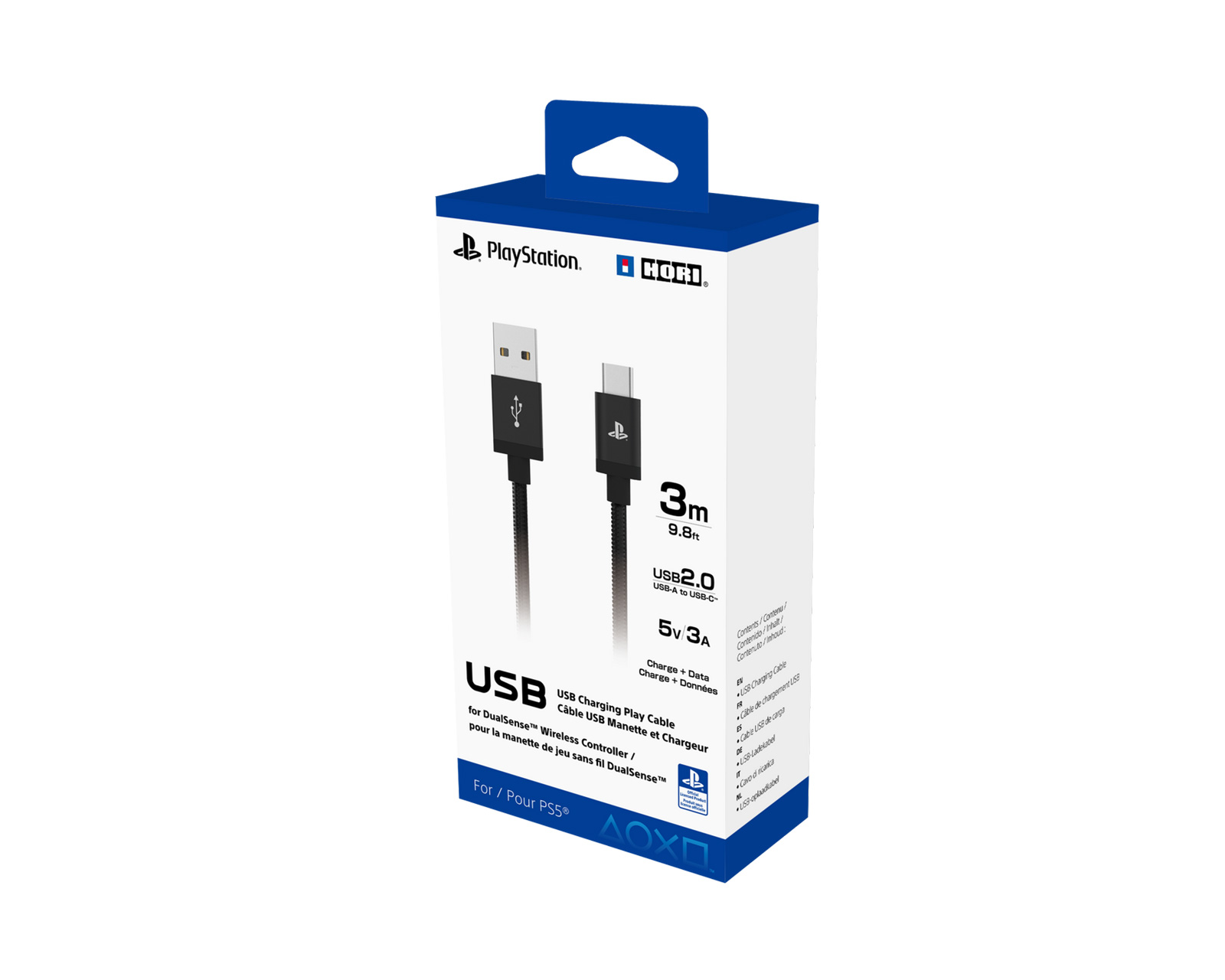 Hori USB Charging Play Cable PlayStation 5 - USB-A til USB-C Ladekabel ... Hori USB Charging Play Cable PlayStation 5 - USB-A til USB-C Ladekabel ...